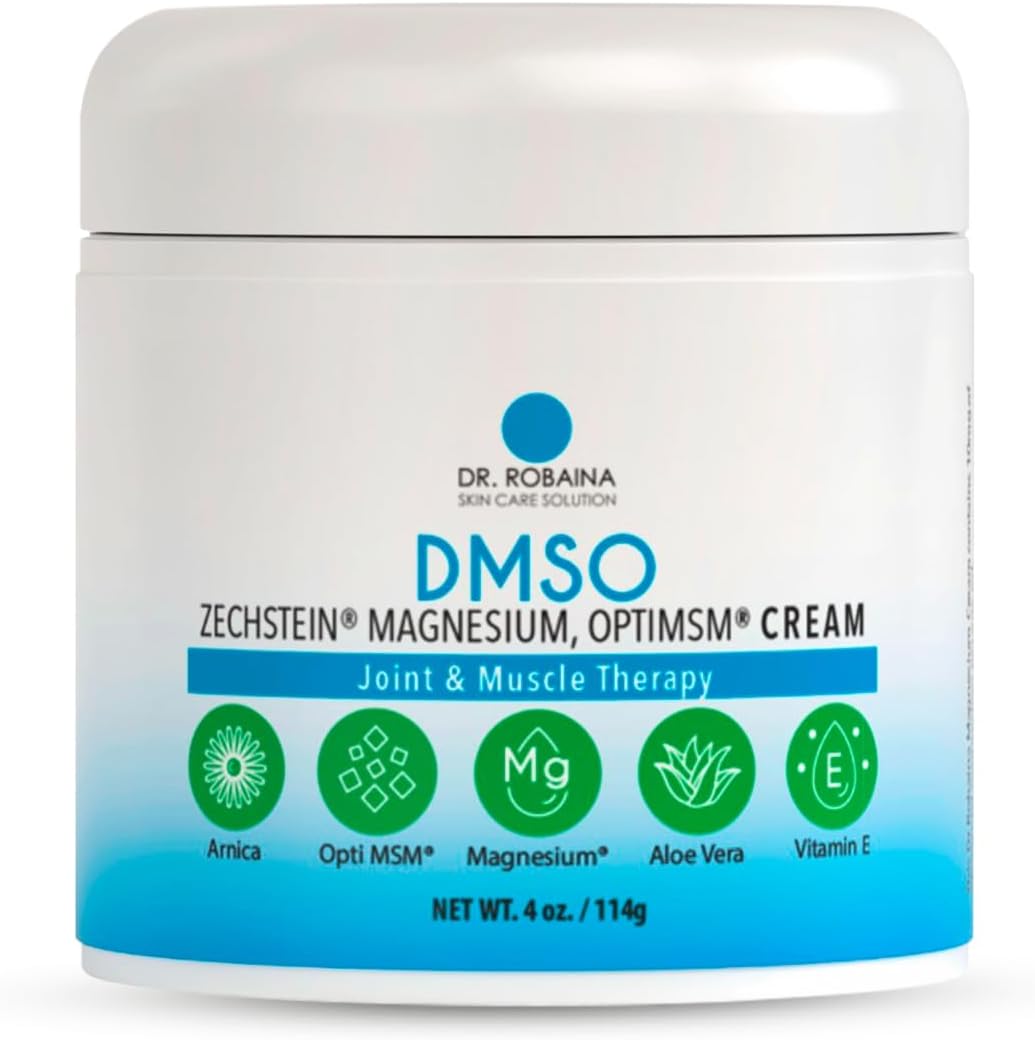 Amazon.com: Dr. Robaina DMSO Cream - 99.9% Pure Pharmaceutical Grade ...