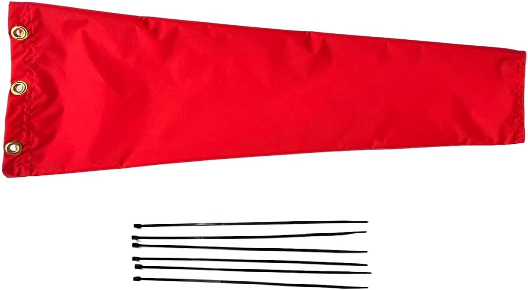 Amazon.com: CrocSee Airport Windsock Outdoor Hanging Heavy Duty Orange ...