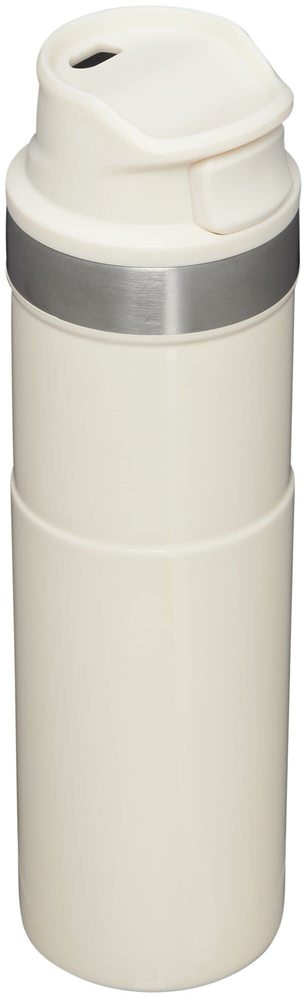 Snapklik.com : Stanley Transit Trigger-Action Travel Mug 20oz Cream Gloss