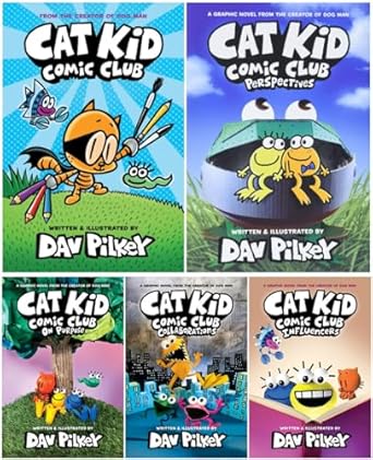 Cat Kid Comic Club Series 5 Books Set - Cat Kid Comic Club ...