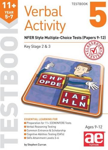 11+ Verbal Activity Year 5-7 Testbook 5: NFER Style Multiple-Choice ...
