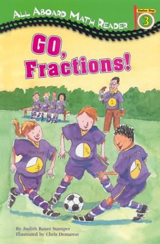 Amazon | Go, Fractions! (GB) (All Aboard Math Reader) | Stamper, Judith ...