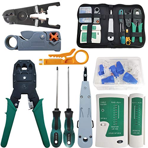 Network Tool Repair Kit, YEESON Ethernet LAN Network Cable Tester ...