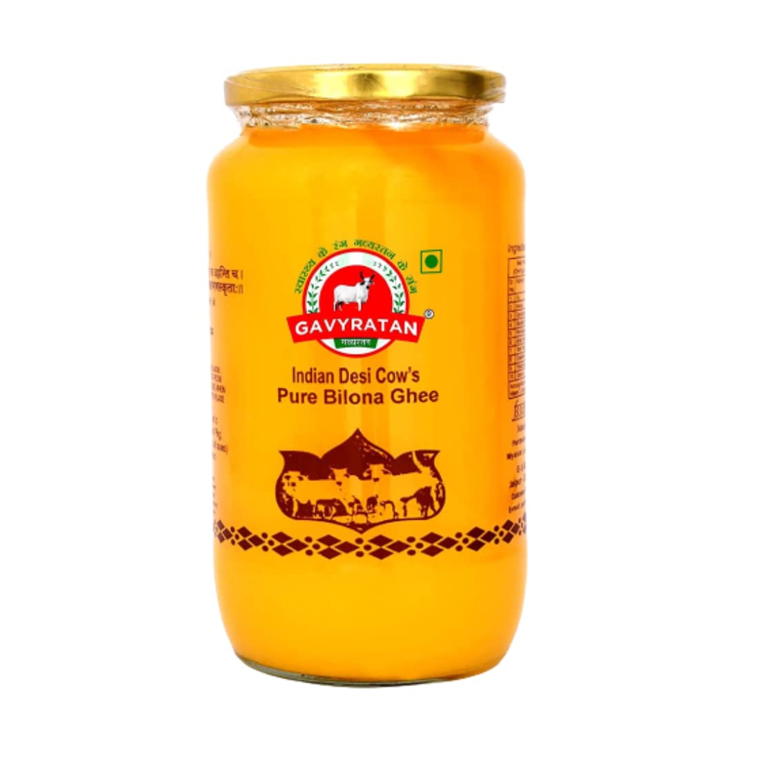 Buy GAVYRATAN Vedic A2 Gir Cow Ghee | 100% Desi Gir Cow Ghee | Made ...