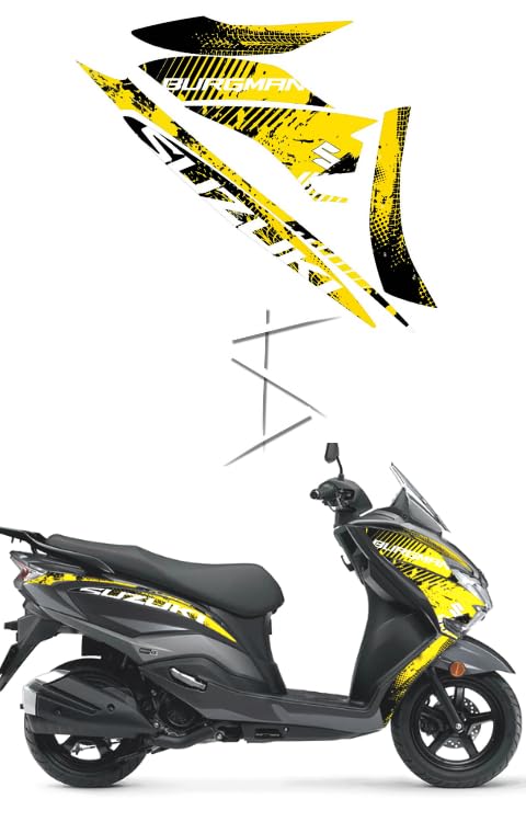 Buy BookamazeBookamazeSuzuki Burgman Street 125 Body Decal by The ...