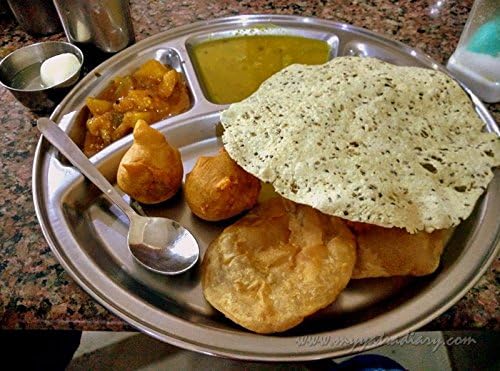 Round 4 Compartment Thali,Stainless Steel 4 Compartment Round Thali ...