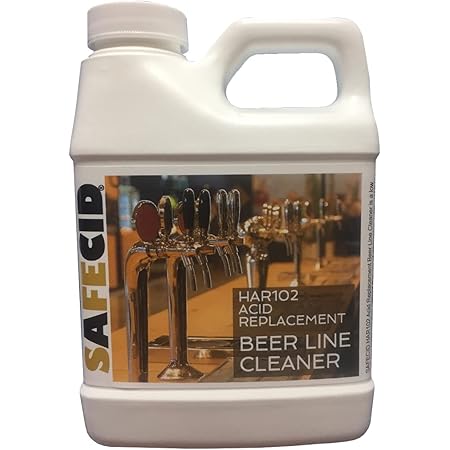 Amazon.com: Safecid HAR102 Acid Replacement Beer Line Cleaner 16 oz ...