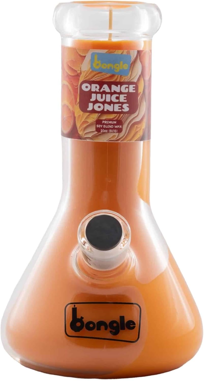Amazon.com: Bongle 20oz Candle Orange Juice Jones : Home & Kitchen