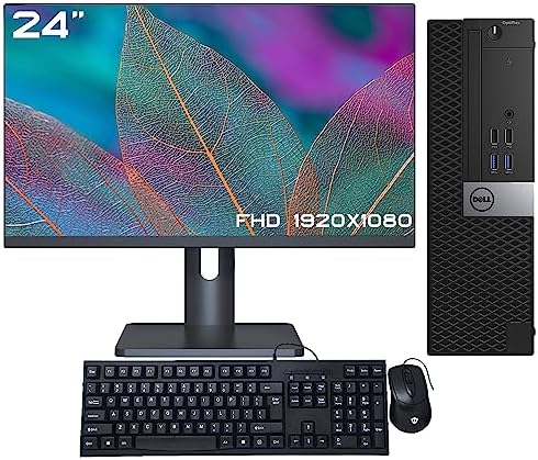 Dell OptiPlex 5040 SFF Desktop Computer PC with 24 Inch Monitor, Intel ...