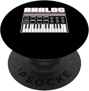 Amazon.com: Cool Synthesizer Analog Acid Machine Nerd Synth 80s Themed PopSockets Swappable ...
