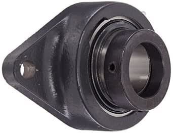 Timken RCJT2 Flange Unit, 2 Bolt Holes, Industrial-Duty, Relubricatable, Non-Expansion, Cast ...