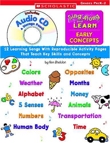 Sing Along and Learn: Early Concepts (with Audio CD): 12 Learning Songs ...
