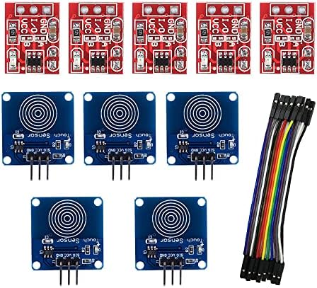 Amazon.com: BAEASU TTP223 TTP223B Capacitive Touch Sensor Switch Module, Self-Lock Switch Button ...