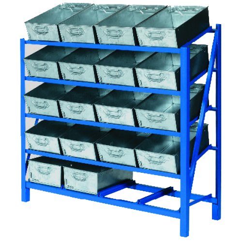 SHS Handling HG4726-2 Lineside Rack, 1040 mm Wide Rack Size, 5 Shelves ...