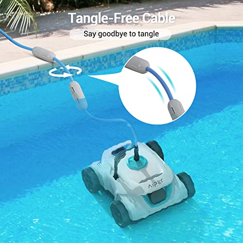 AIPER Robotic Pool Vacuum, Automatic Pool Cleaner with 150W Powerful ...