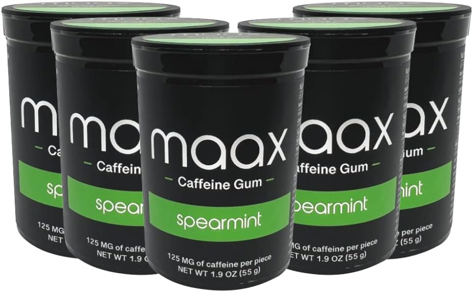 Amazon.com : Stay Awake Gum Sugar-Free Chewing Gum with Xylitol, Mint ...