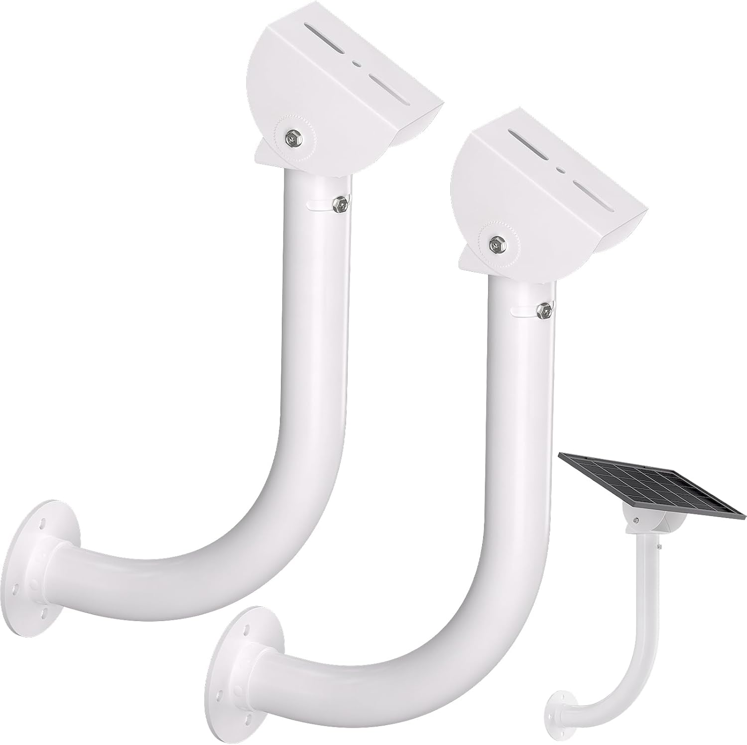 Amazon.com: Universal 2 Pack Solar Panel Wall Mount Bracket - 30cm L ...