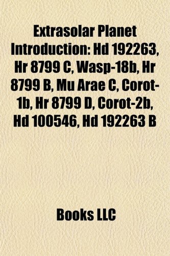 Amazon.co.jp: Extrasolar Planet Introduction: HD 192263, HR 8799 C ...