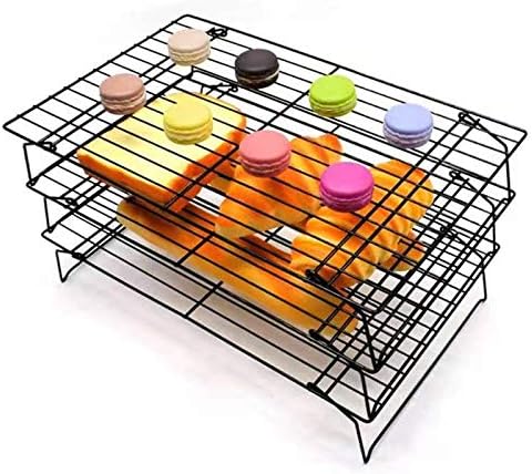 Amazon.com: Stackable 3-Tier Cooling Rack for Cookies, Cakes, Bread ...