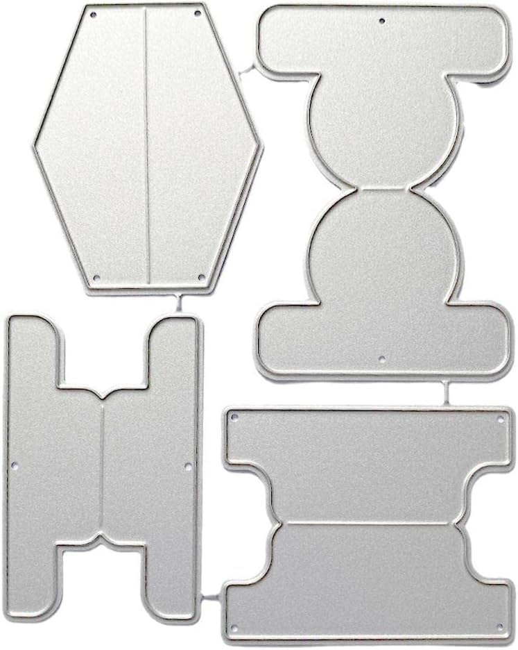 Amazon.com : 4pcs Planner Tabs Die Cut for Card Making, Tabs Metal ...