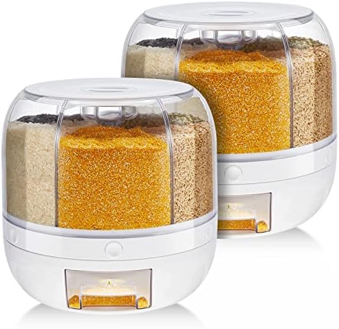 Amazon.com: WOWZILLA Snurra Rice & Dry Food Round Dispenser 13 lbs ...