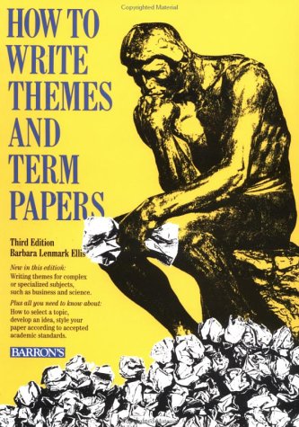 Amazon.com: How to Write Themes and Term Papers (Barron's Educational ...