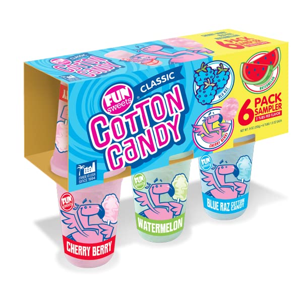 Amazon.com: Fun Sweets Classic Cotton Candy