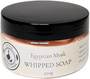 Little Brown Goose Egyptian Musk Whipped Soap, 250g. Moisturising handmade soaps, natural, vegan ...