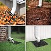 Rain Gutter Downspout Extensions, Flexible Catch Basin Downspout, PVC ...