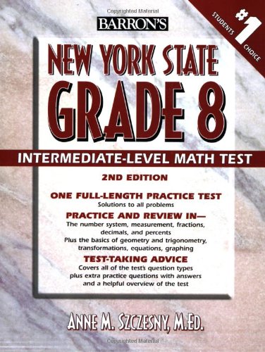 Amazon.com: Barron's New York State Grade 8 Intermediate Level Math ...