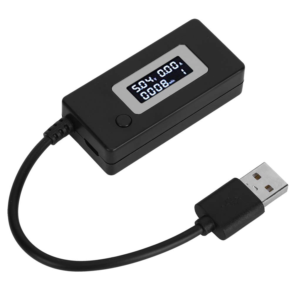 Amazon.com: USB Detector, LCD Display Backlight USB Detector Ammeter ...