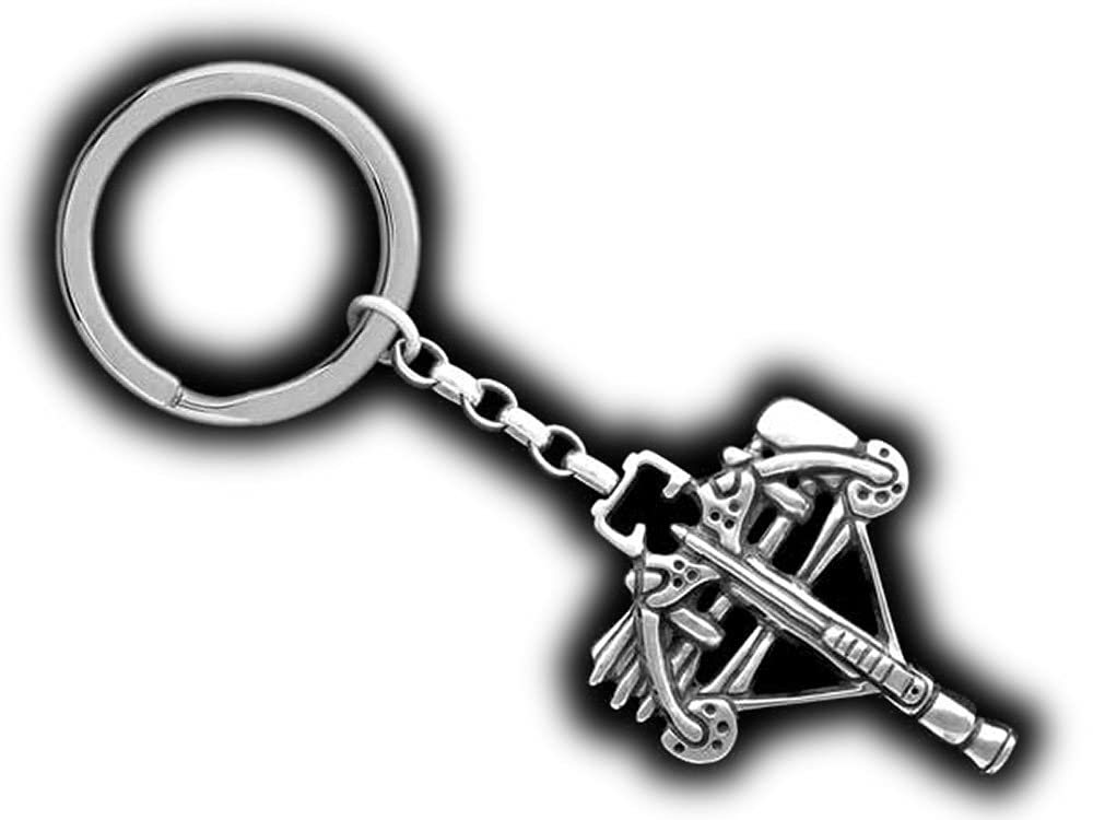 Amazon.com: Crossbow Keychain/Keyring Sterling Silver Handmade by ...