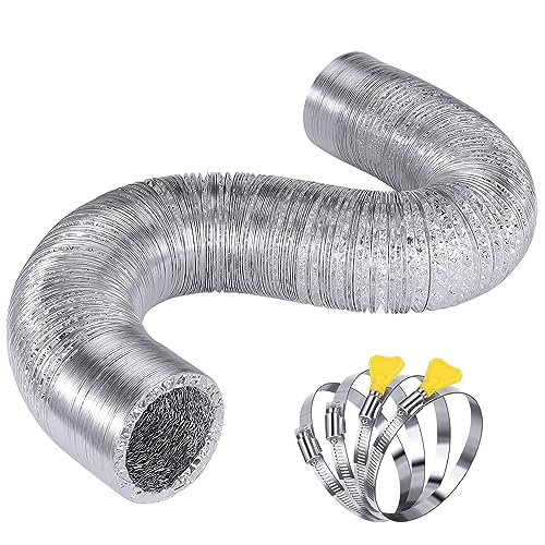 Snapklik.com : Steelsoft Heavy Duty 4"Flexible Dryer Vent Exhaust Duct ...