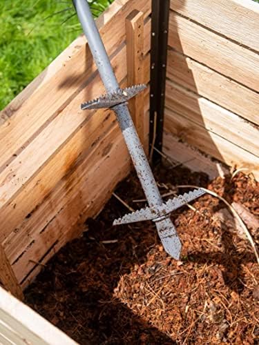 Amazon.com : Gardener's Supply Company Double-up Compost Aerator Tool ...