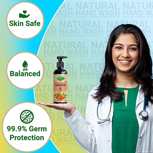 Natural Hand Wash Liquid | 400 ml X 2 | Pack of 2 | Skin Friendly ...