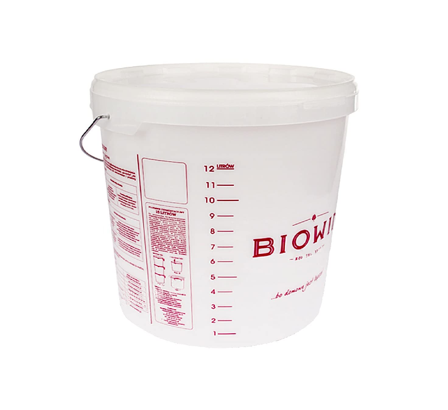 15 Litre Fermenting/Fermentation Bucket with Lid and Handle- Home Brew ...