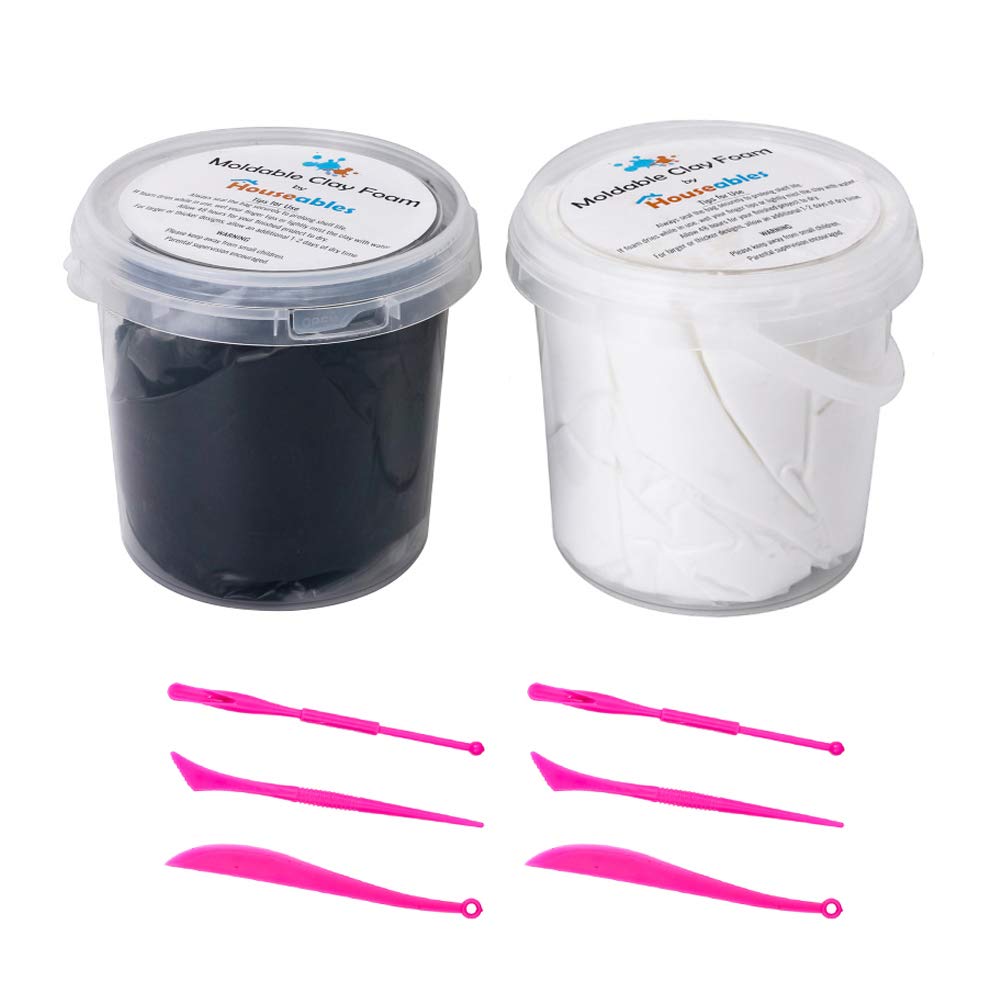 Buy Houseables Moldable Cosplay Foam Clay, Air Dry, Sculpting, Molding ...