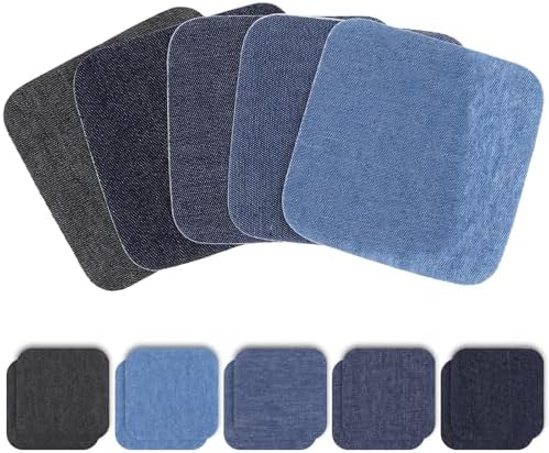 Amazon.com: 10 Iron On Patches for Clothing - Denim Patches for Jeans ...