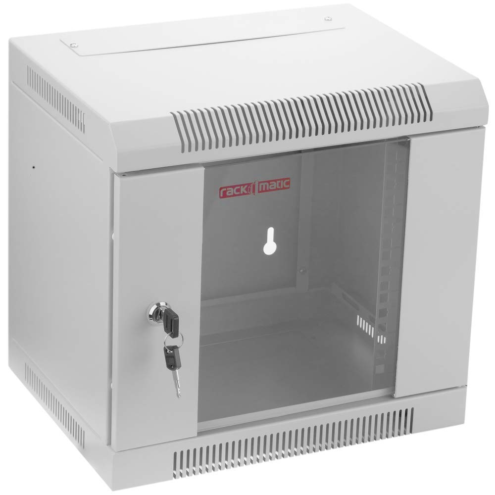 Buy RackMatic - Server rack cabinet 10 inch 6U 370x280x350mm wall white ...