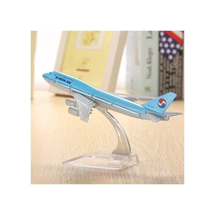 Buy Toys Uncle Diecast Aeroplane Scale Model, 16 cm: B747 Korean ...