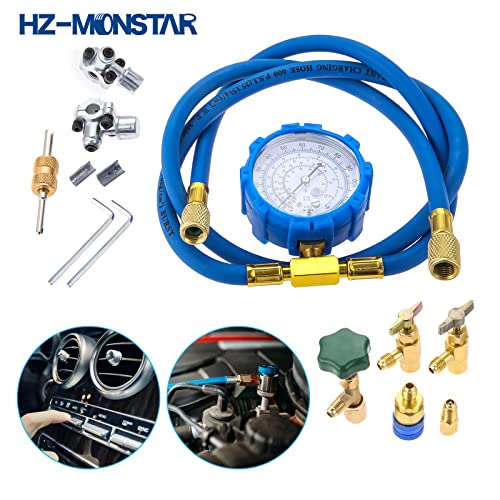 Snapklik.com : AC R134A Refrigerator Freon Recharge Kit Including R134a ...