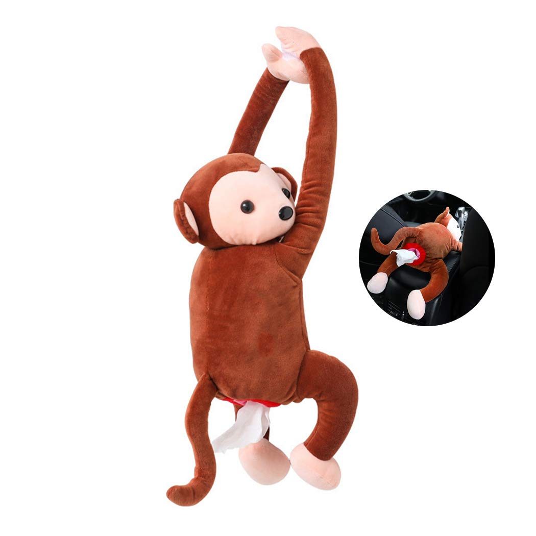 FunPa Tissue Box Creative Monkey Design Tissue Holder Tissue Dispenser ...