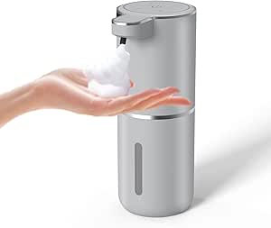 Amazon.com: Automatic Soap Dispenser – Touchless Foaming Soap Dispenser 400ml USB Rechargeable ...