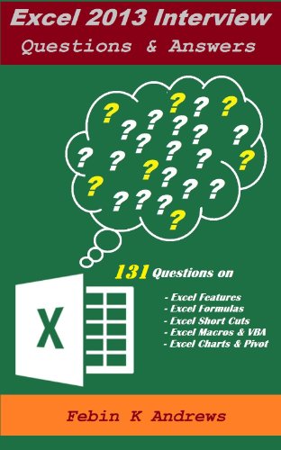 Excel Interview Questions & Answers (Let us excel in Excel Book 1 ...