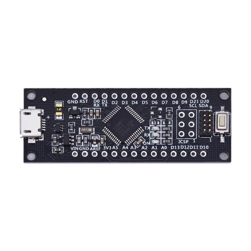 Amazon.com: SAMD21 M0-Mini. 32-bit ARM Cortex M0 core. Pins UnSoldered ...