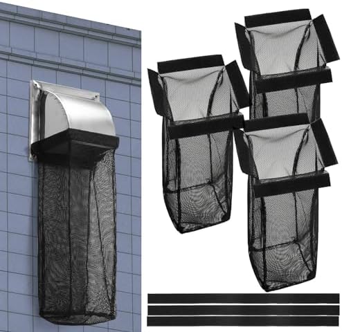 Amazon.com: Lint Bag for Outdoor Dryer Vent Lint and Dust Catcher Dryer ...