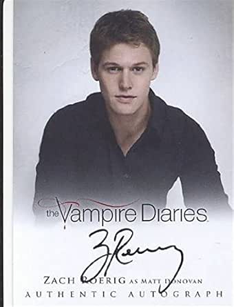 Vampire Diaries Season Two 2 Autograph card A7 Zach Roerig as Matt ...