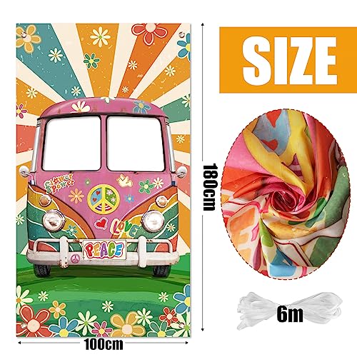 60s Hippie Groovy Party Decorations Hippie Bus Photo Prop Photo Door ...