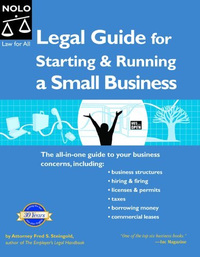 Legal Guide For Starting & Running A Small Business (Legal Guide for ...
