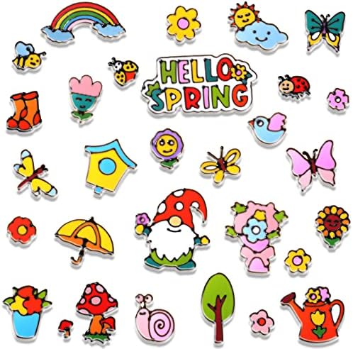 Amazon.com: Funrous 30 Pcs Easter Gel Window Clings Stickers Thick Gel ...